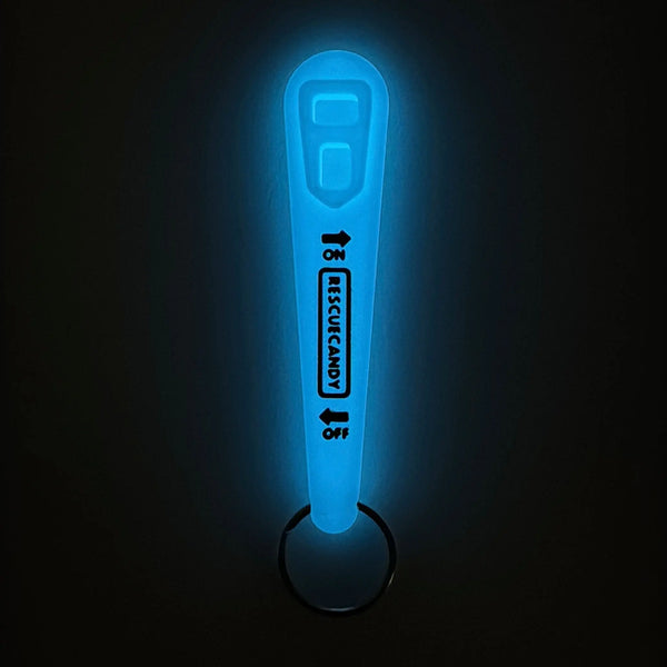 White Glow Blue Oxygen Wrench - Rescue Candy